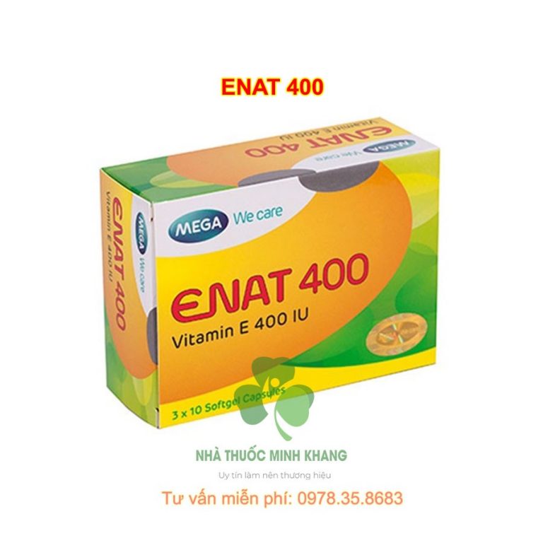 Vitamin E Enat 400: Thành phần, công dụng, giá bán