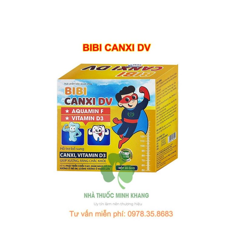 Bibi Canxi Dv Hỗ Trợ Bổ Sung Canxi Nhà Thuốc Minh Khang